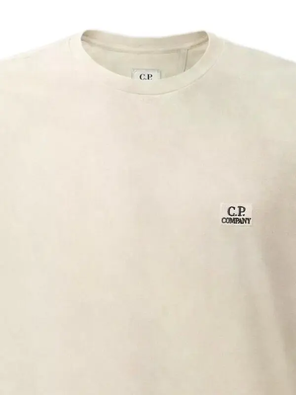 C.P. COMPANY 30/1 Jersey Short Sleeve Logo Patch T-shirt