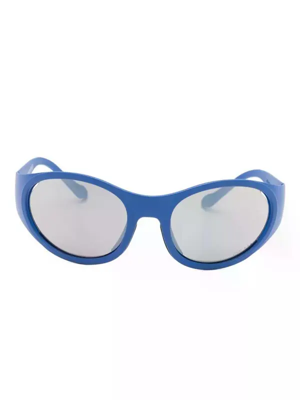 ALBA OPTICS Oval-frame Sunglasses - Blue