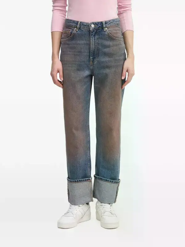 Sisley Faded Turn-up Jeans