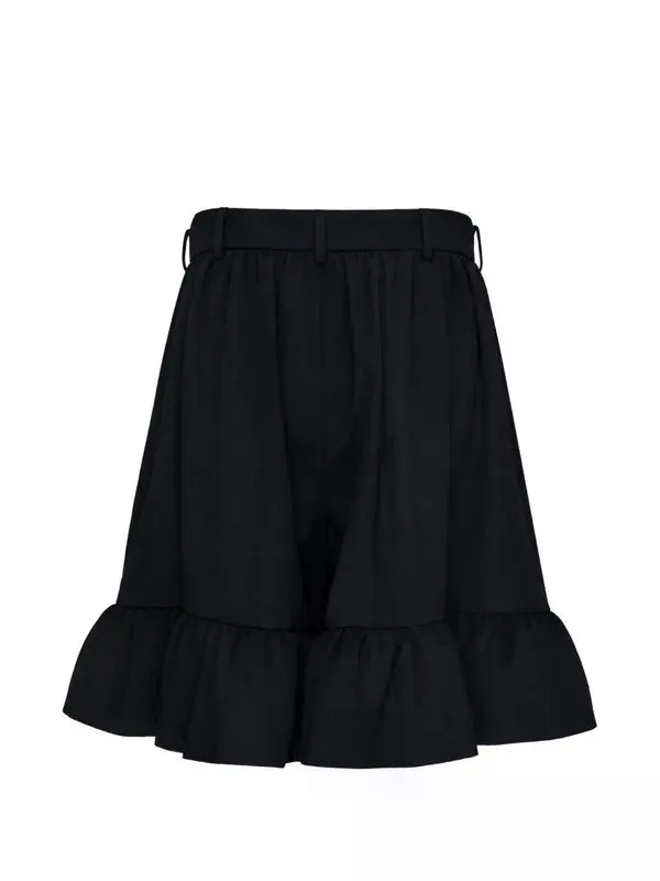Comme Des Garçons Ruffle-hem Flared Shorts