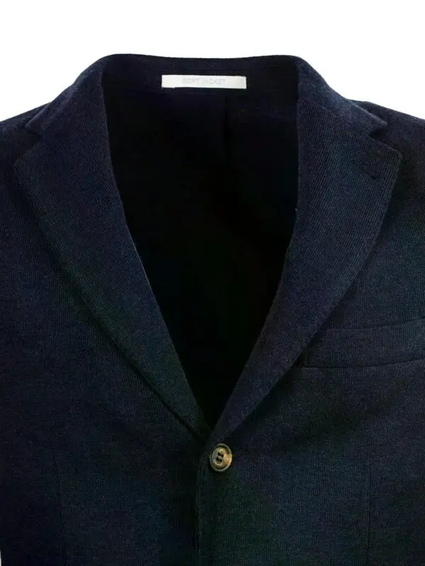 Eleventy Single-breasted Patch-pocket Blazer