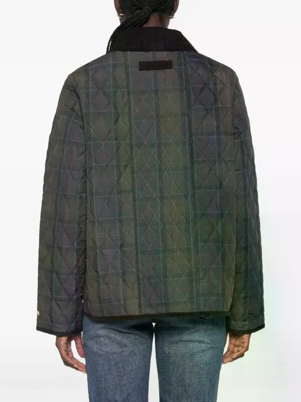 Barbour Quilted Tartan-print Jacket