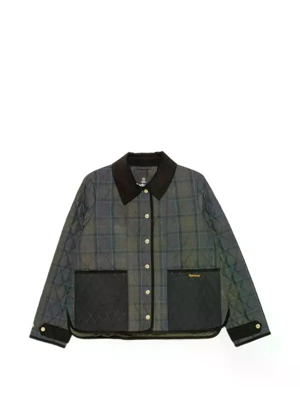 Barbour Quilted Tartan-print Jacket
