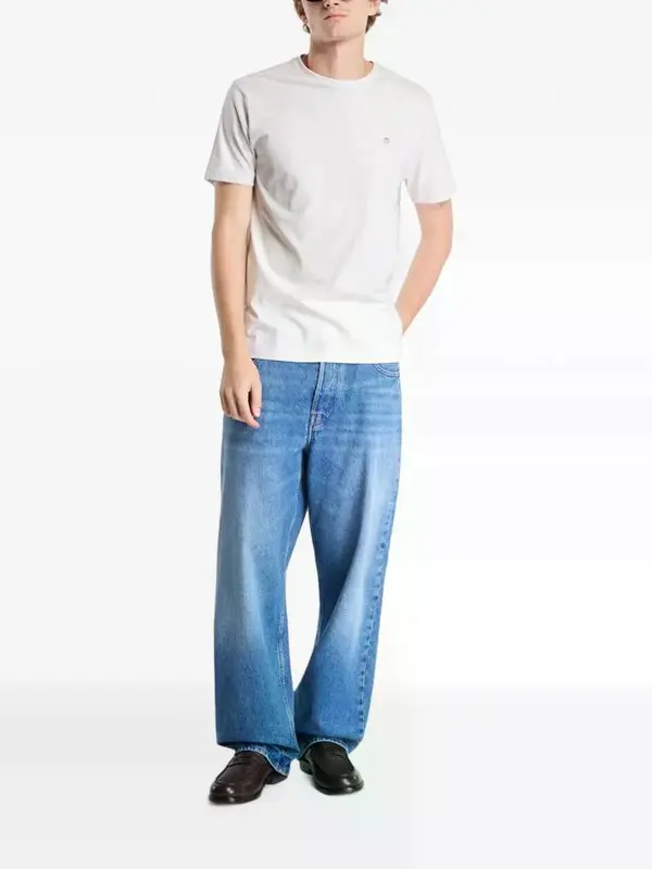 Gant Logo-embroidered T-shirt