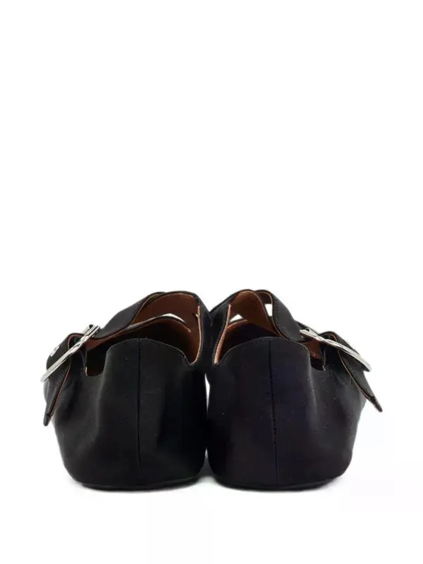 Alaïa Criss-cross Buckle Ballet Flats