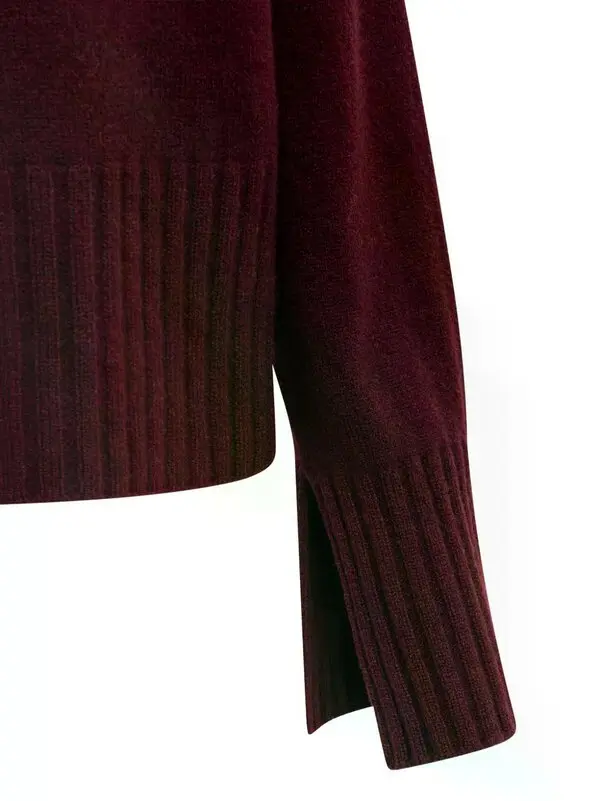 LANEUS Ribbed-trim Boxy-fit Sweater