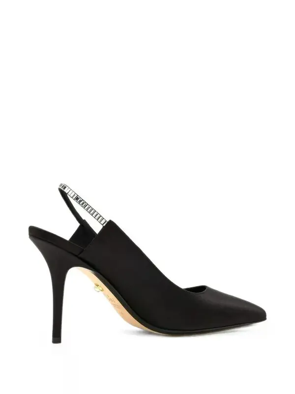 ALEVI MILANO Danielle Crystal-embellished Slingback Pumps