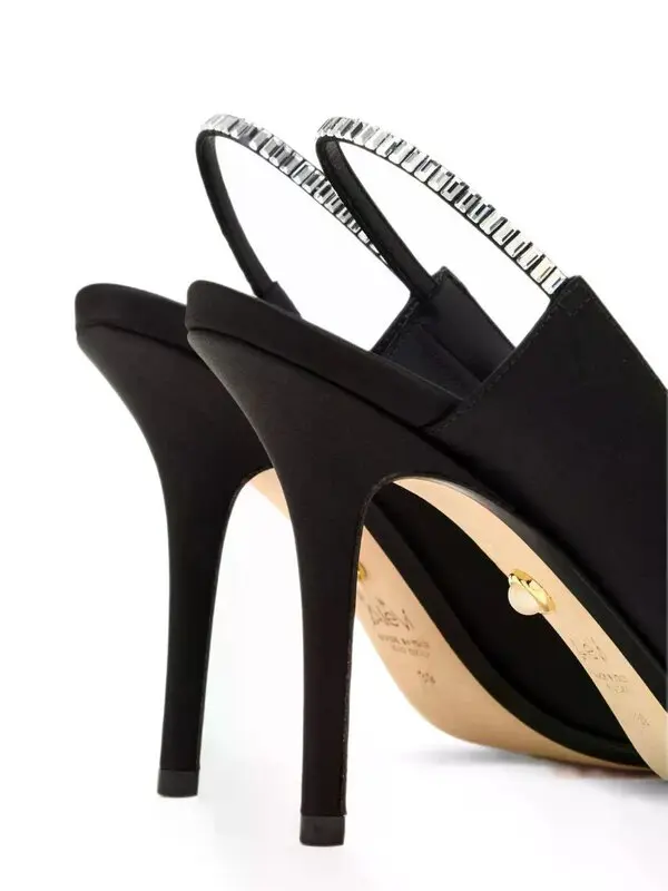 ALEVI MILANO Danielle Crystal-embellished Slingback Pumps