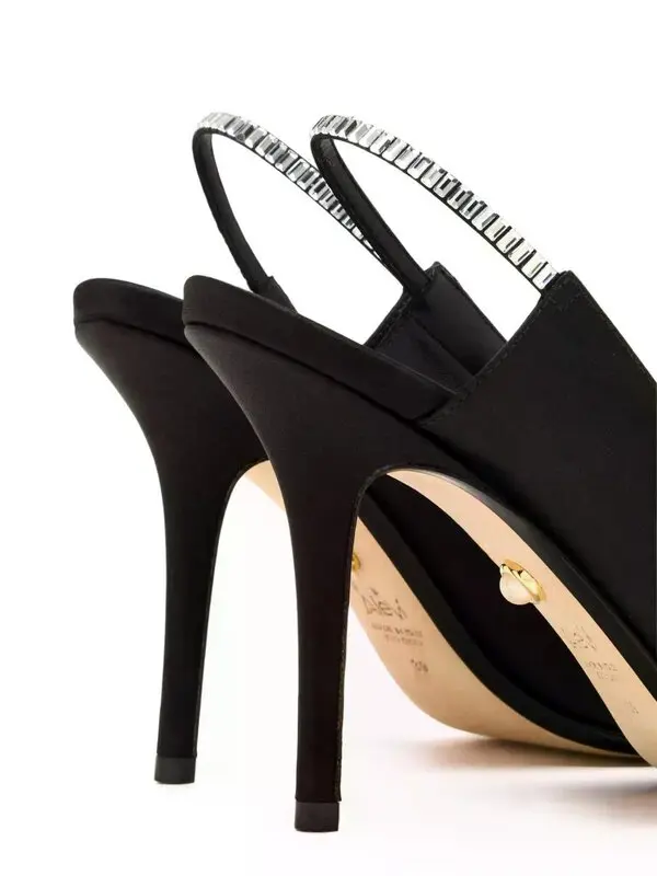 ALEVI MILANO Danielle Crystal-embellished Slingback Pumps