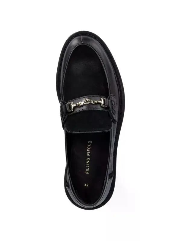 Filling Pieces Horsebit Panelled Loafers
