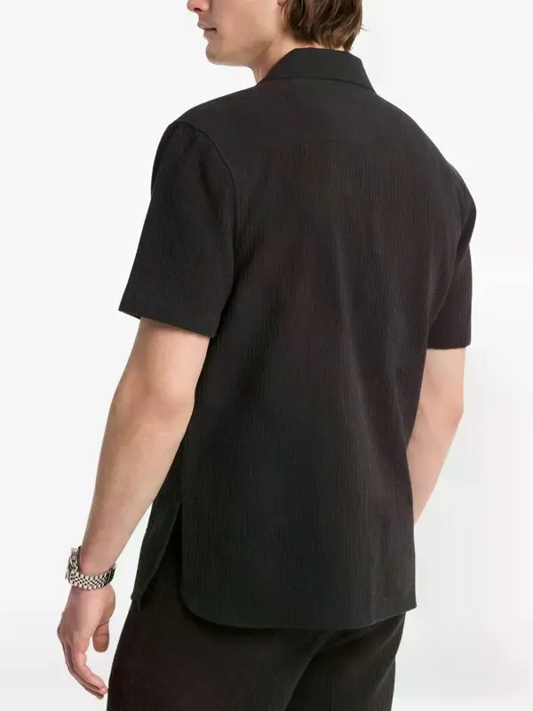 Michael Kors Cotton Waffle Camp Shirt