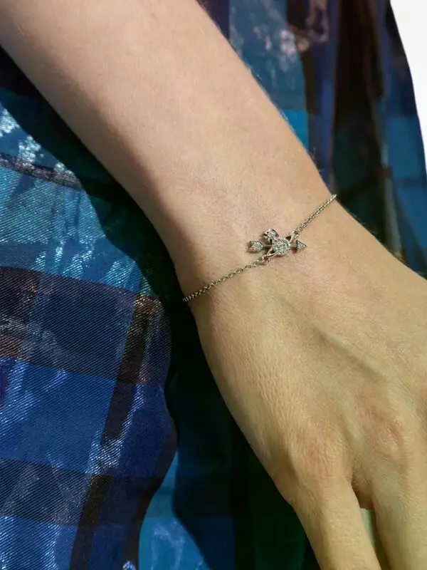 VIVIENNE WESTWOOD Kiri Platinum-tone Sterling Bracelet