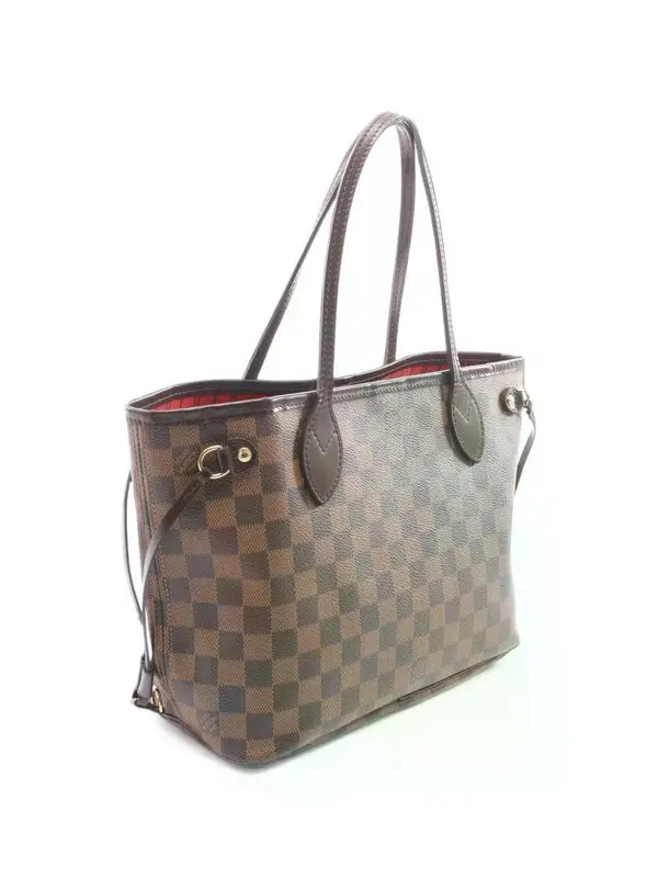 LOUIS VUITTON Damier Ebene Neverfull Pm Tote Bag - Brown