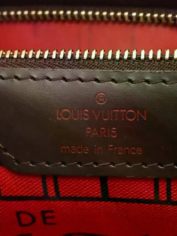 LOUIS VUITTON Damier Ebene Neverfull Pm Tote Bag - Brown