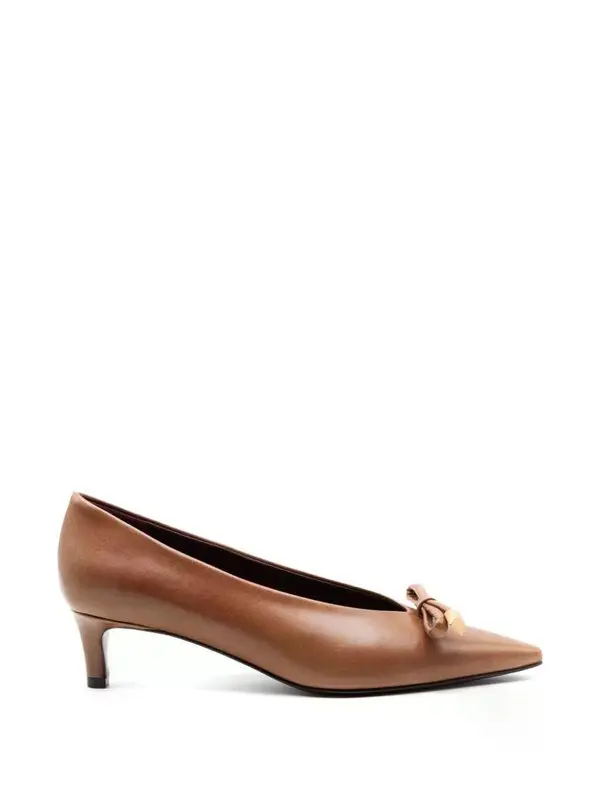 Roberto Festa Odisy Bow-detail Pumps - Brown