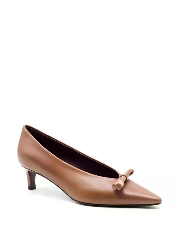 Roberto Festa Odisy Bow-detail Pumps - Brown