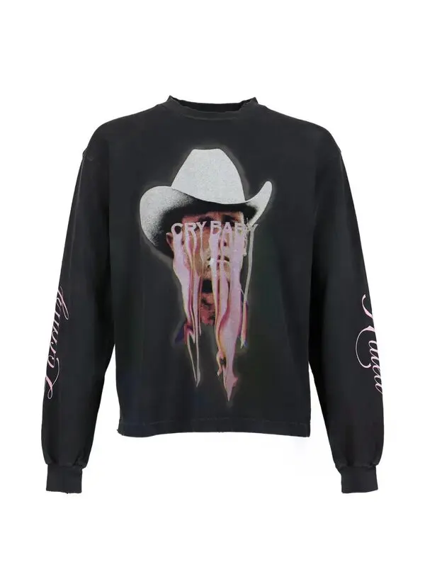 JUN/NAKAYAMA Graphic-print Washed T-shirt