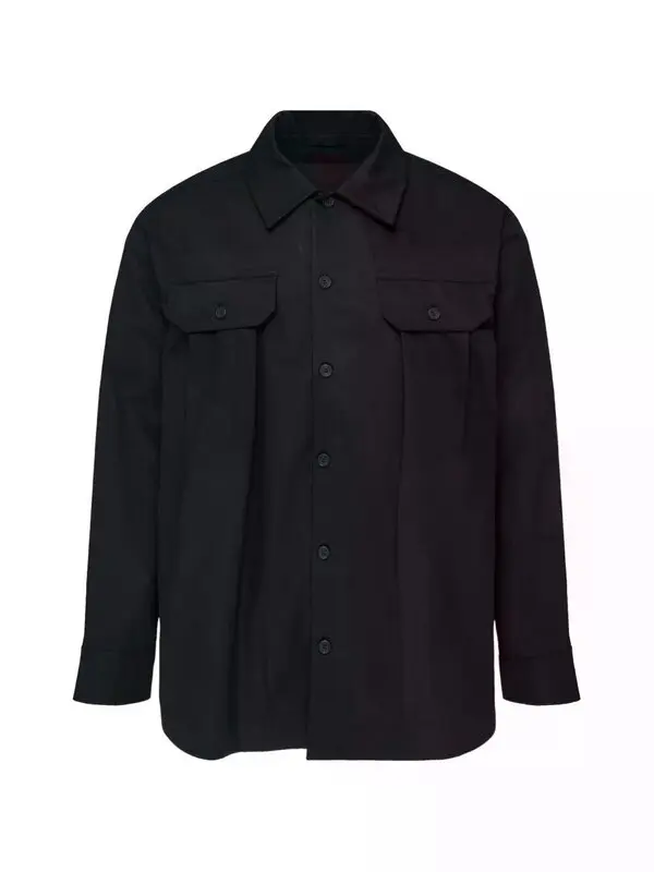 Simone Rocha Long-sleeve Embellished Shirt - Black