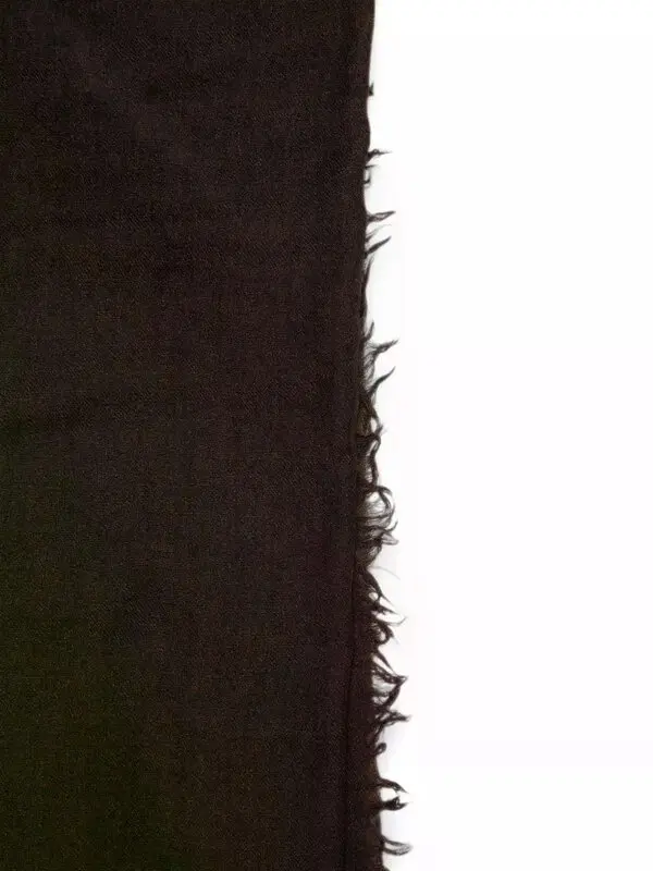 CENERE GB Frayed-edge Scarf