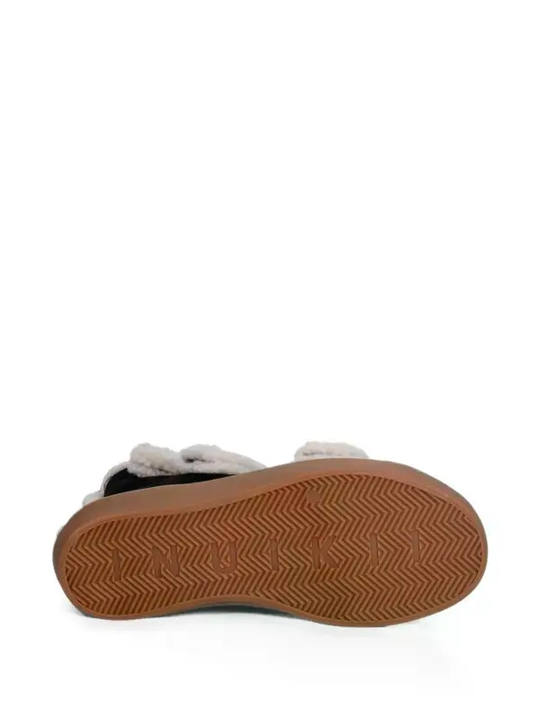 Inuikii Shearling-trim Touch-strap Sneakers