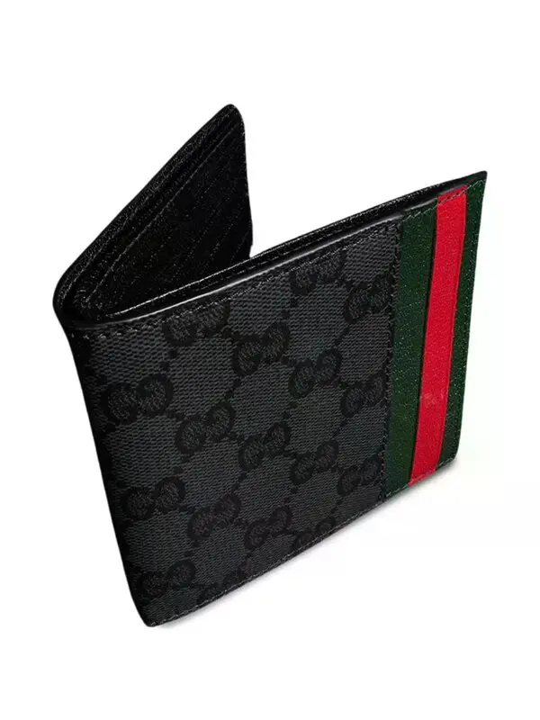Gucci Bifold Wallet With Web Card Slots