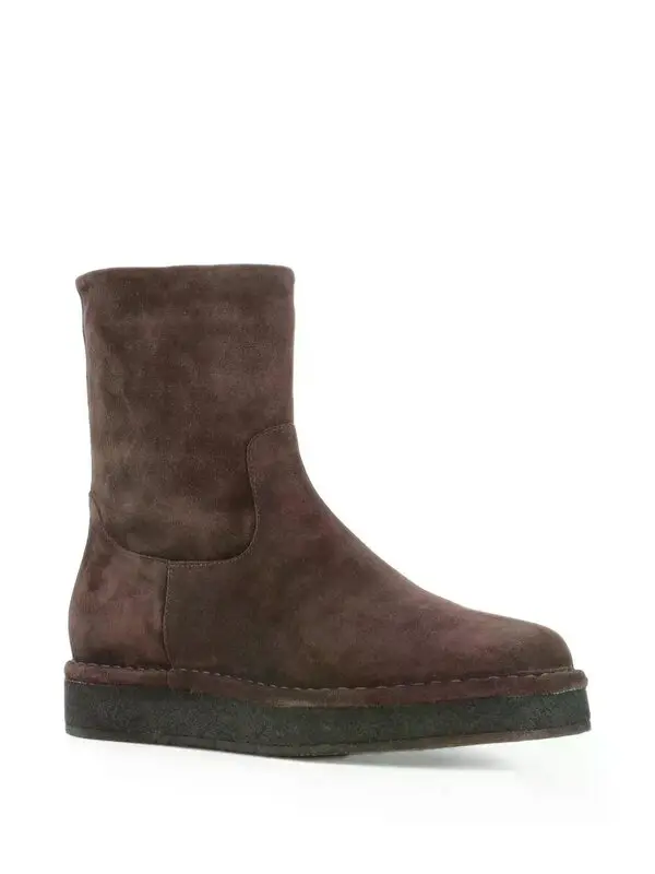 DEL CARLO Suede Ankle Boots
