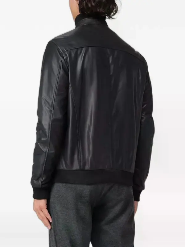 XC Leather Bomber Jacket
