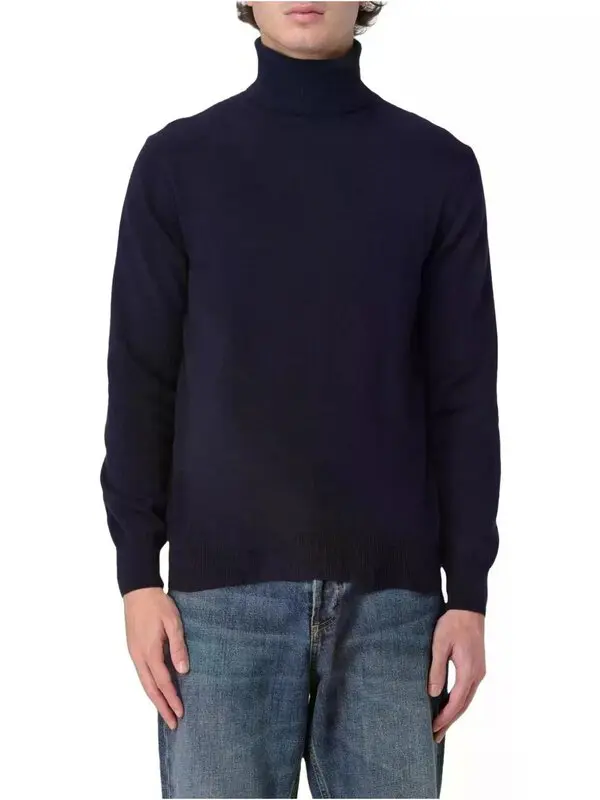 XC Roll-neck Sweater - Blue