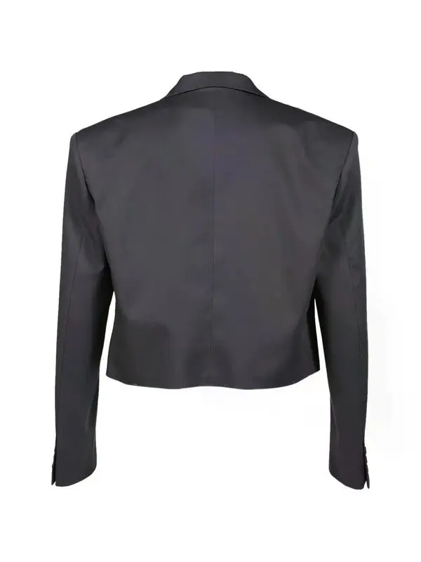 LỰU ĐẠN Cropped Slashed Blazer