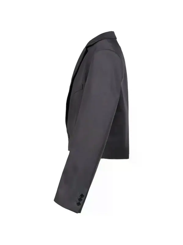 LỰU ĐẠN Cropped Slashed Blazer