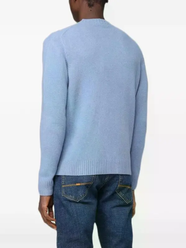 XC Crew-neck Ribbed-trim Sweater