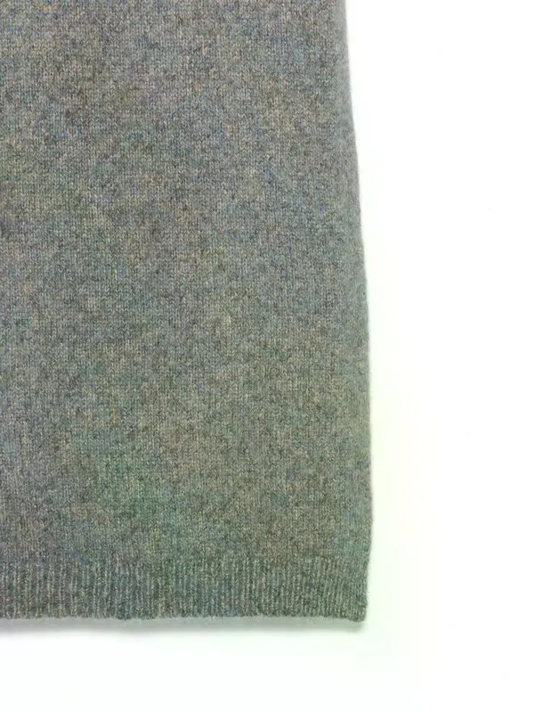 Soft Goat Marled Knitted Scarf