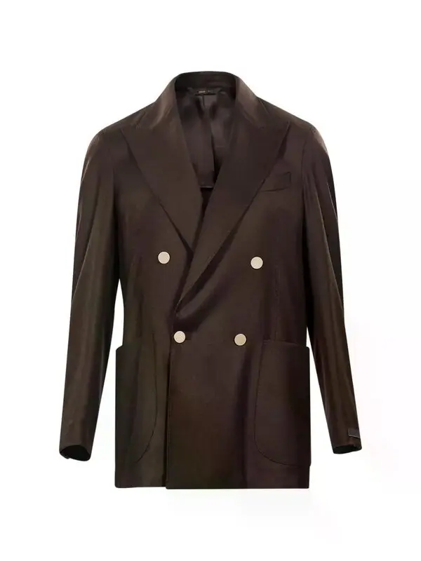 BRIGLIA 1949 Double-breasted Peak-lapel Blazer