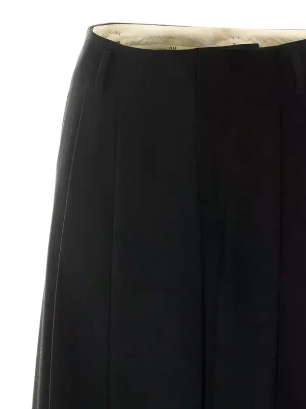 ELEH Pleated Wide-leg Trousers