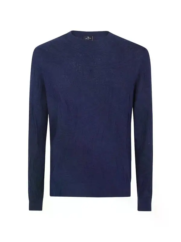 Etro Paisley-jacquard Long-sleeve Sweater