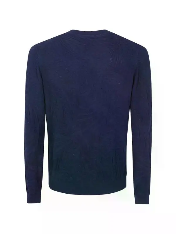 Etro Paisley-jacquard Long-sleeve Sweater