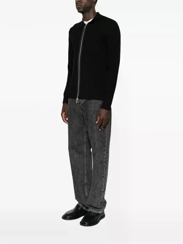 SAMSOE SAMSOE Zip-up Chest-pocket Cardigan
