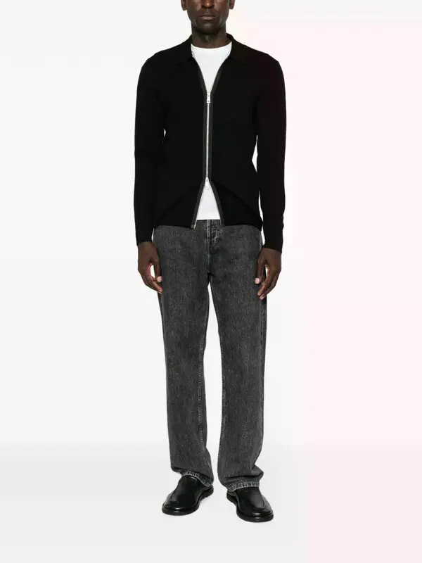 SAMSOE SAMSOE Zip-up Chest-pocket Cardigan
