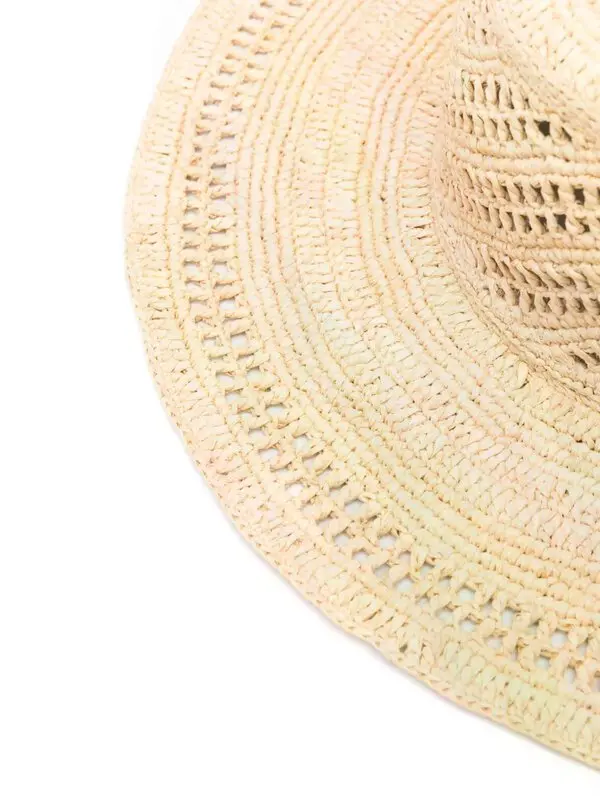 Loewe Logo-patch Raffia Sun Hat - Neutrals