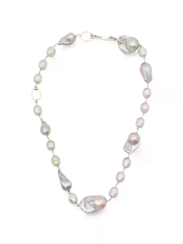 JIL SANDER Grainy Baroque-pearl Necklace