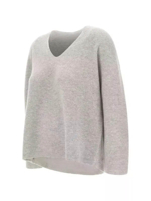 Hemisphere V-neck Cashmere Sweater