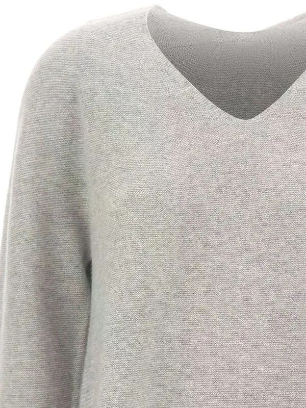 Hemisphere V-neck Cashmere Sweater