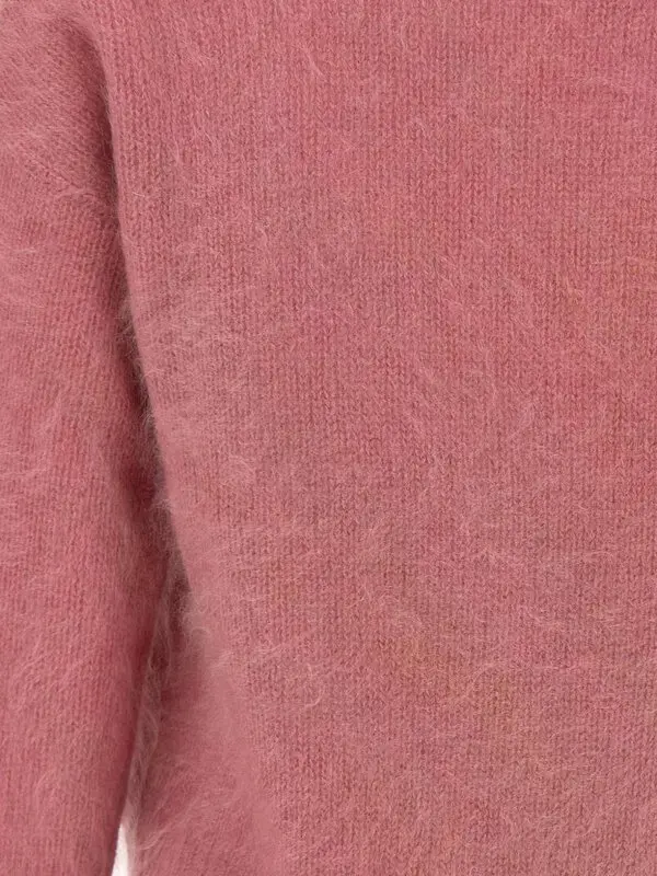 Hemisphere Brushed Cashmere V-neck Cardigan