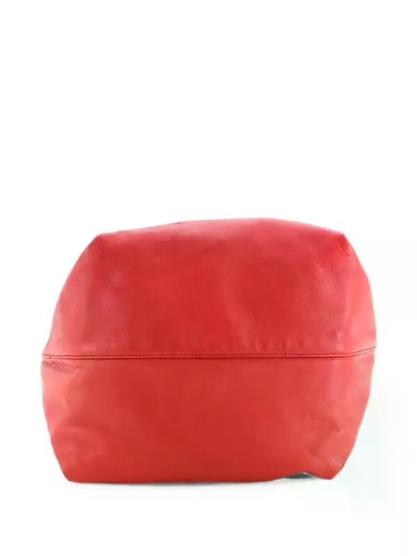 Saint Laurent Teddy Leather Bucket Bag