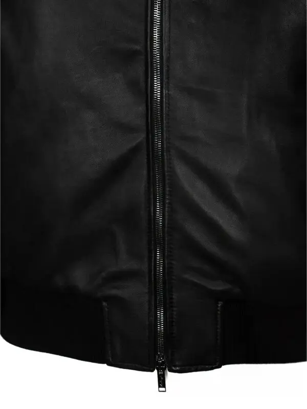 VOLFAGLI FIRENZE Kant Hooded Leather Jacket