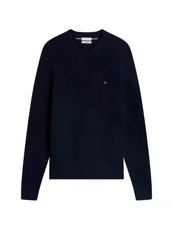 Tommy Hilfiger Waffle-knit Crew-neck Sweater