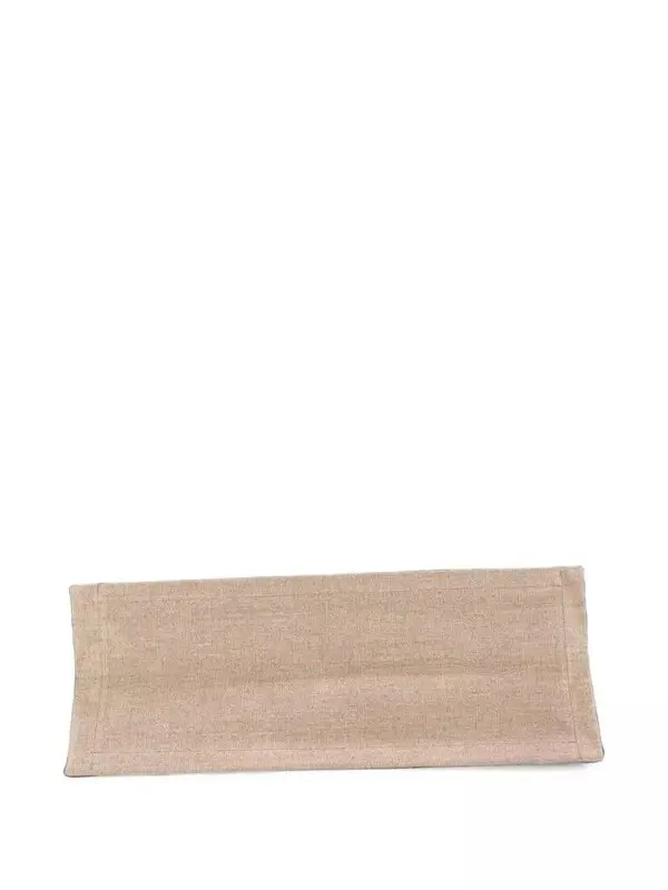 Saint Laurent Rive Gauche Shopper Canvas Tote Bag