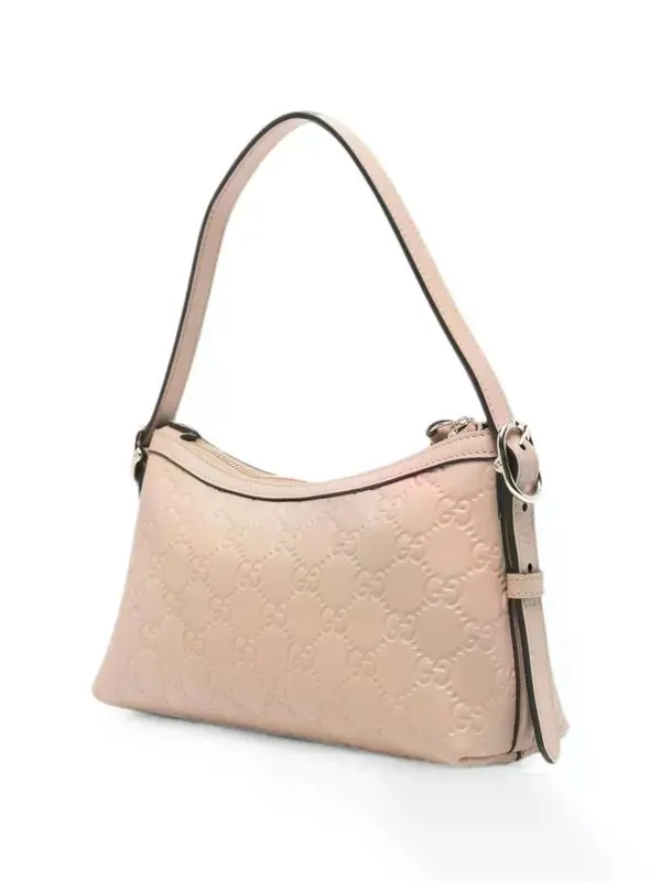 Gucci Gg-embossed Leather Tote Bag - Neutrals