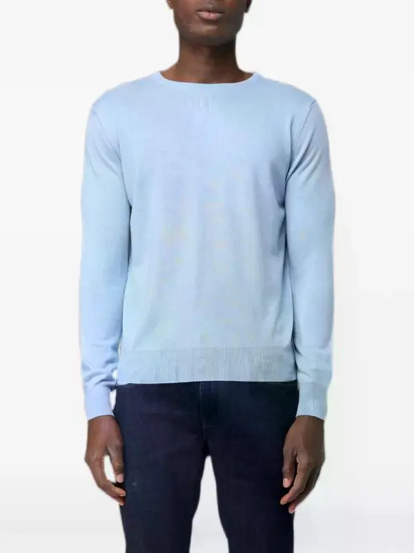 XC Merino Wool Zip-fastening High-neck Sweater