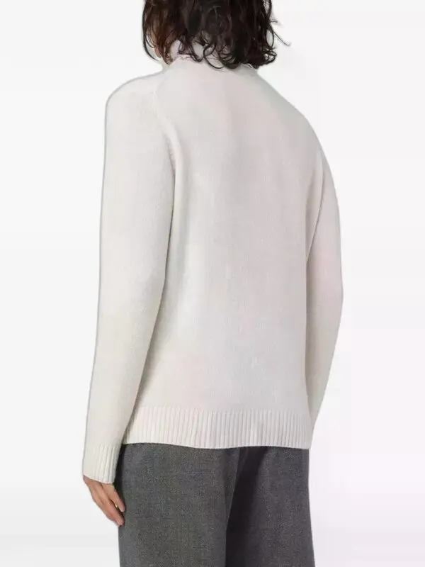 XC Roll-neck Ribbed-trim Sweater